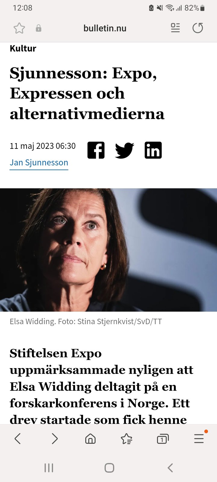 Expo, AFA, kvällspressen och alternativmedier – i Bulletin | Sjunne ...